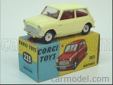 CORGI 225 Scale 1/43 | AUSTIN SEVEN (MINI) YELLOW