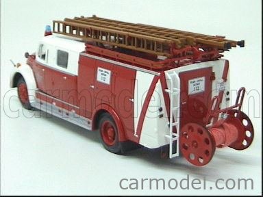 MINICHAMPS 439144170 Scale 1/43 | MAGIRUS DEUTZ MERKUR LF-16 FIRE ENGINE DORTMUND RED WHITE