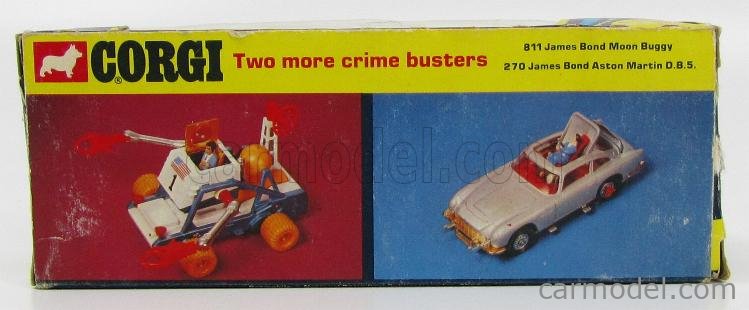 CORGI 267 Scale 1/43 | BATMAN BATMOBILE WITH BATMAN AND ROBIN BLACK
