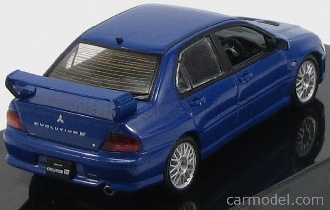 AUTOART 57163 Scale 1/43 | MITSUBISHI LANCER EVOLUTION VII 2001 BLUE