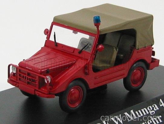 STARLINE MODELS 609821 Escala 1/43 | DKW MUNGA 4 FIRE ENGINE CLOSED RED