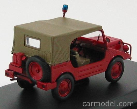 STARLINE MODELS 609821 Escala 1/43 | DKW MUNGA 4 FIRE ENGINE CLOSED RED