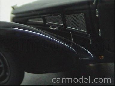 LOOKSMART LS222B Scale 1/43 | BUGATTI T57 SPIDER OPEN CHASSIS 57.563 BLACK