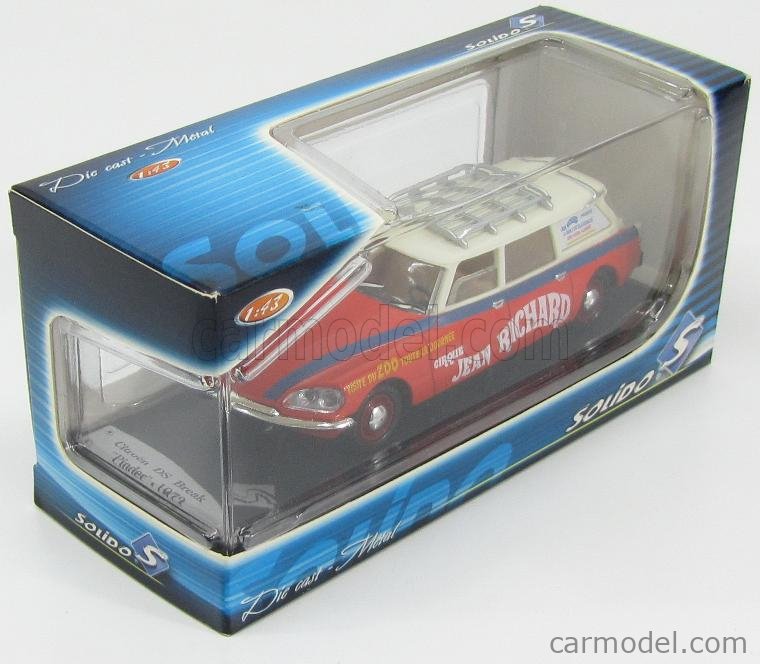 SOLIDO 04305 Scale 1/43 | CITROEN DS21 BREAK - CIRCUS PINDER 1972 ...