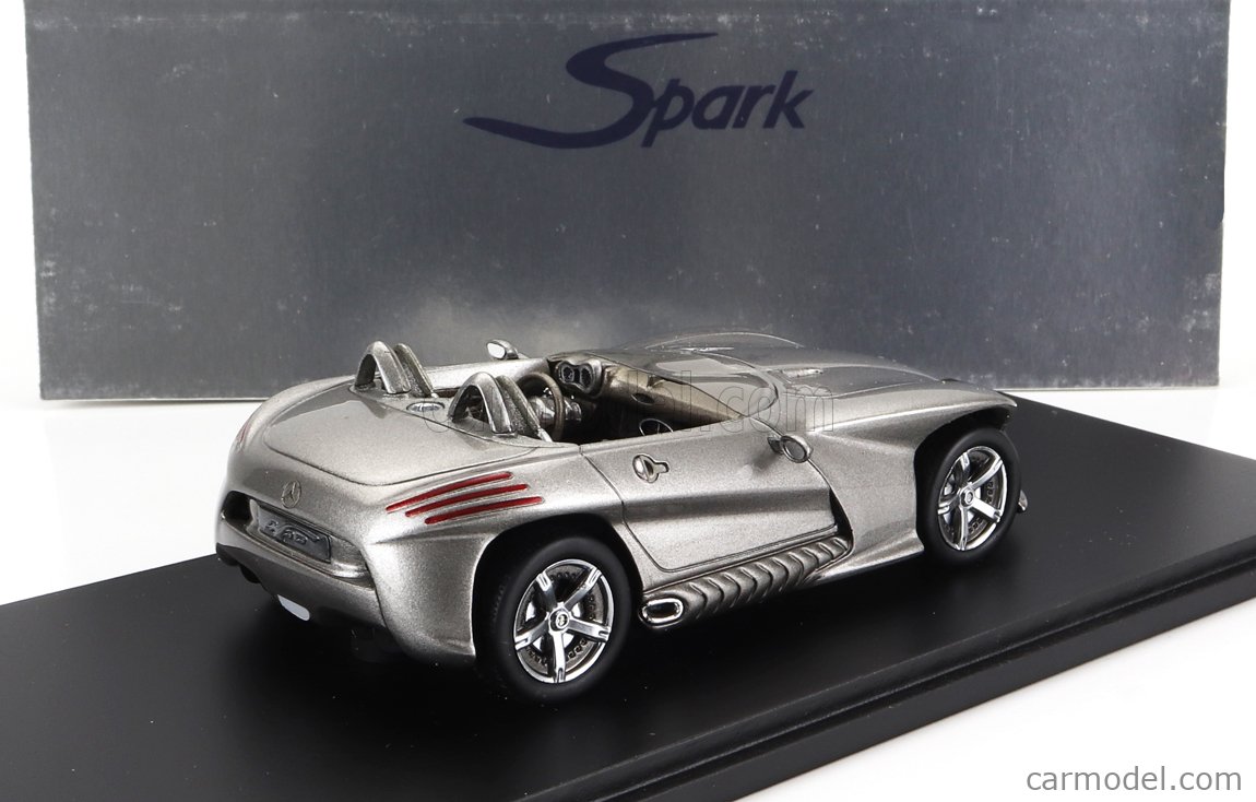 SPARK-MODEL S1014 Scale 1/43 | MERCEDES BENZ F400 2001 SPIDER SILVER