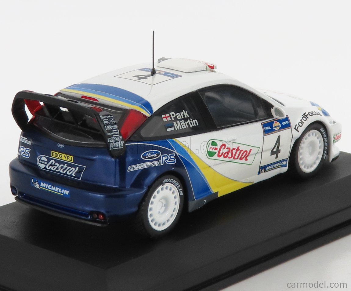 EDICOLA RCOL004 Scale 1/43 | FORD ENGLAND FOCUS WRC N 4 WINNER RALLY ...