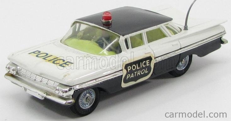 CORGI 481 Scale 1/43 | CHEVROLET IMPALA POLICE CAR BLACK WHITE