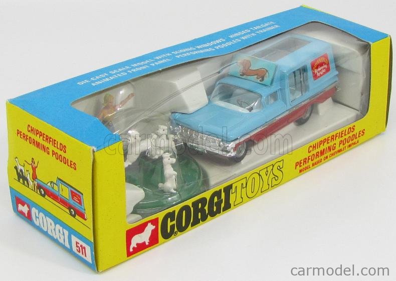 CORGI 511 Scale 1/43 | CHIPPERFIELD'S CHEVROLET IMPALA PERFORMING ...