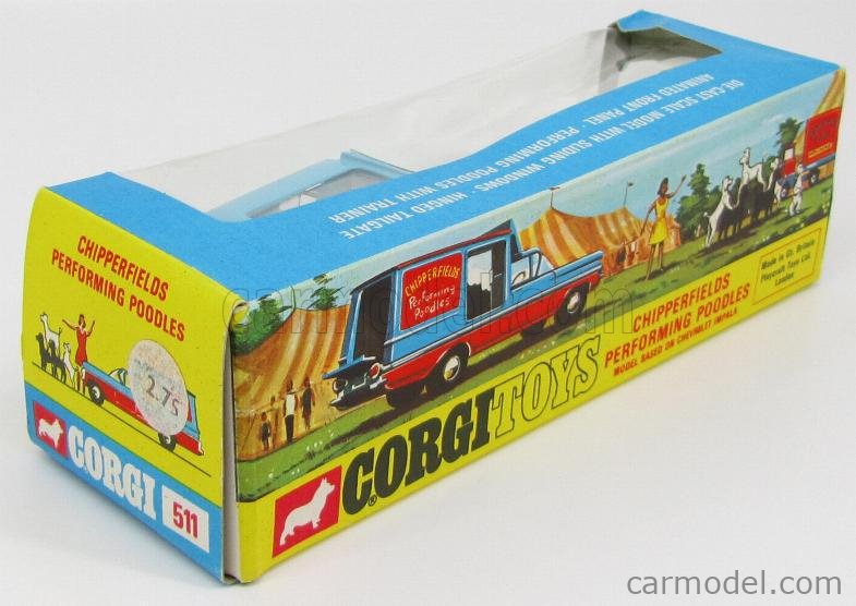 CORGI 511 Scale 1/43 | CHIPPERFIELD'S CHEVROLET IMPALA PERFORMING ...