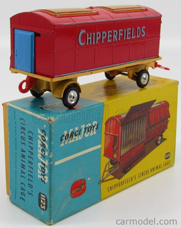 CORGI 1123 Scale 1/43 | CHIPPERFIELD'S CIRCUS LIONS CAGE (1 ISSUE) RED