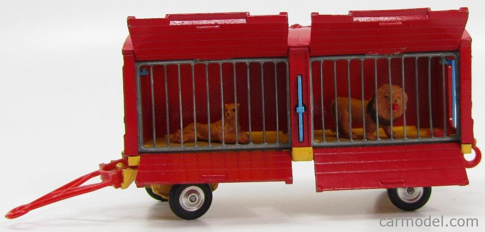 CORGI 1123 Scale 1/43 | CHIPPERFIELD'S CIRCUS LIONS CAGE (1 ISSUE) RED