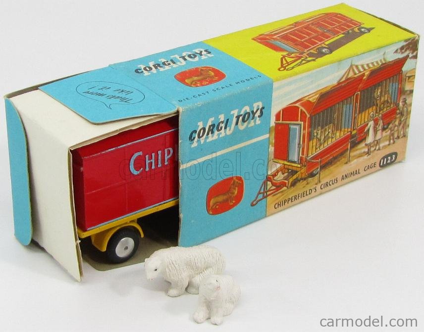CORGI 1123 Scale 1/43 | CHIPPERFIELD'S CIRCUS POLAR BEARS CAGE (2 ISSUE ...