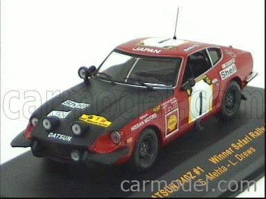 IXO-MODELS RAC087 Scale 1/43 | NISSAN DATSUN 240Z N 1 WINNER SAFARI ...