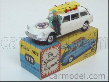 CORGI 475 Scale 1/43 | CITROEN ID 19 CORGI SKI CLUB WHITE