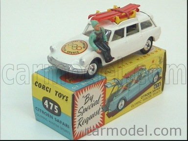 CORGI 475 Scale 1/43 | CITROEN ID 19 OLIMPIC WINTER WHITE