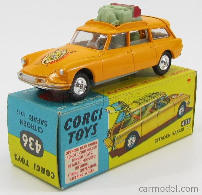 CORGI 436 Scale 1/43 | CITROEN ID 19 SAFARI DARK YELLOW