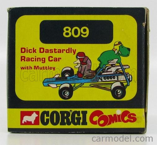 CORGI 809 Scala 1/43 | COMICS DICK DASTARDLY AND MUTTLEY DOG CAR VIOLET ...