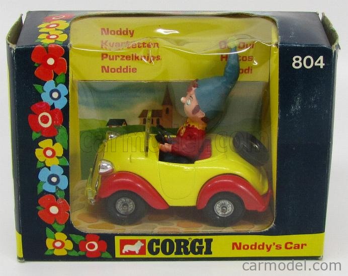 CORGI 804 Scale 1/43 | COMICS NODDY'S CAR YELLOW RED