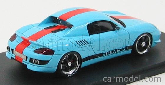 SPARK-MODEL S0710 Scale 1/43 | PORSCHE BOXSTER STOLA GTS 2003 LIGHT BLUE