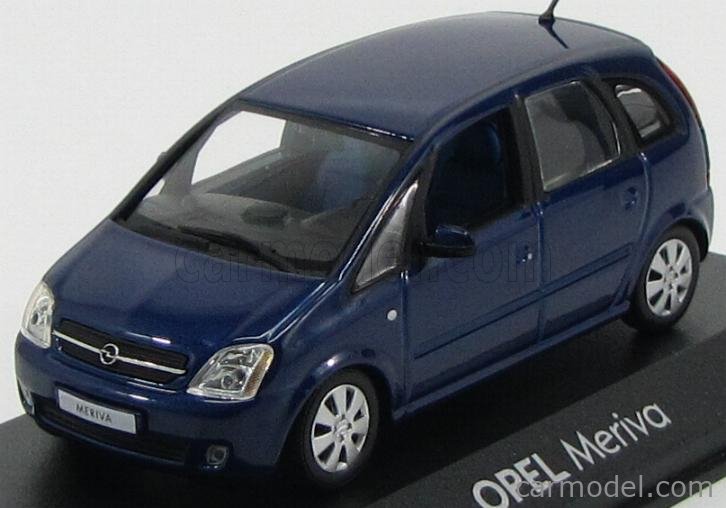 MINICHAMPS MERIVAPROM-BLUE Scale 1/43 | OPEL MERIVA 2003 BLUE MET
