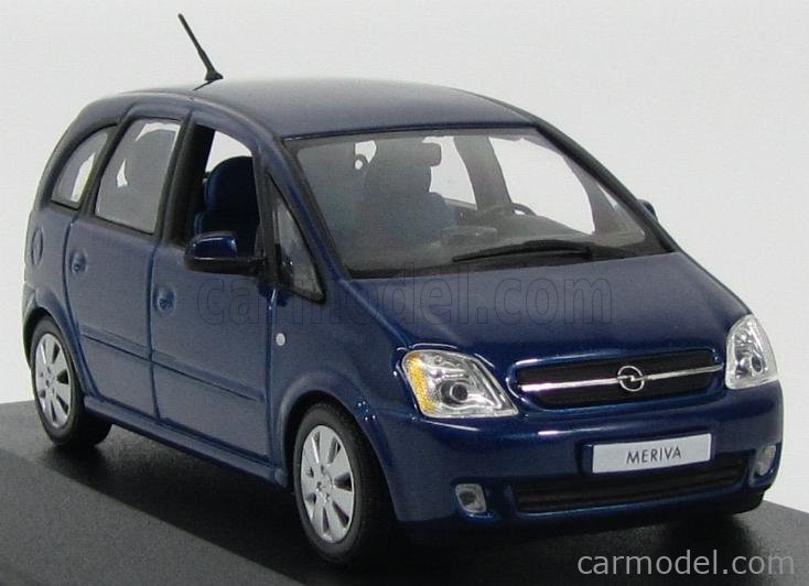 MINICHAMPS MERIVAPROM-BLUE Scale 1/43 | OPEL MERIVA 2003 BLUE MET