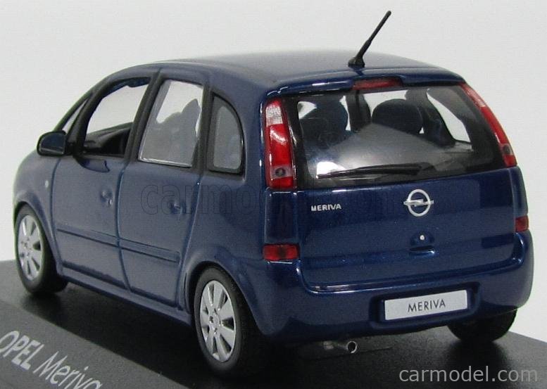 MINICHAMPS MERIVAPROM-BLUE Scale 1/43 | OPEL MERIVA 2003 BLUE MET
