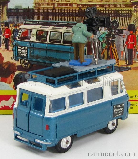 CORGI 479 Scale 1/43 | COMMER MOBILE CAMERA VAN SAMUELSON BLUE MET WHITE