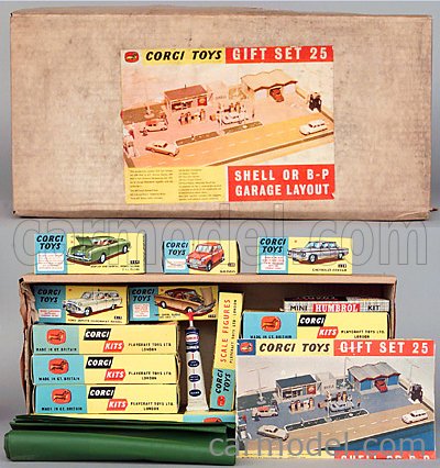 CORGI GS25 Scale 1/43 | CORGI SHELL OR BP GARAGE LAYOUT VARIOUS