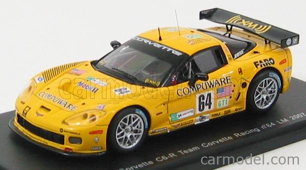 SPARK-MODEL S0179 Scale 1/43 | CHEVROLET CORVETTE C6R N 64 24h LE MANS ...