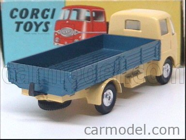 CORGI 456 Scale 1/43 | ERF MODEL 44G. DROPSIDE LORRY YELLOW BLUE