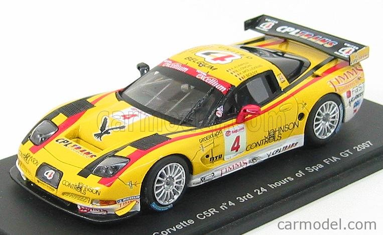 SPARK-MODEL S0167 Echelle 1/43 | CHEVROLET CORVETTE C5R N 4 3th 24h SPA ...