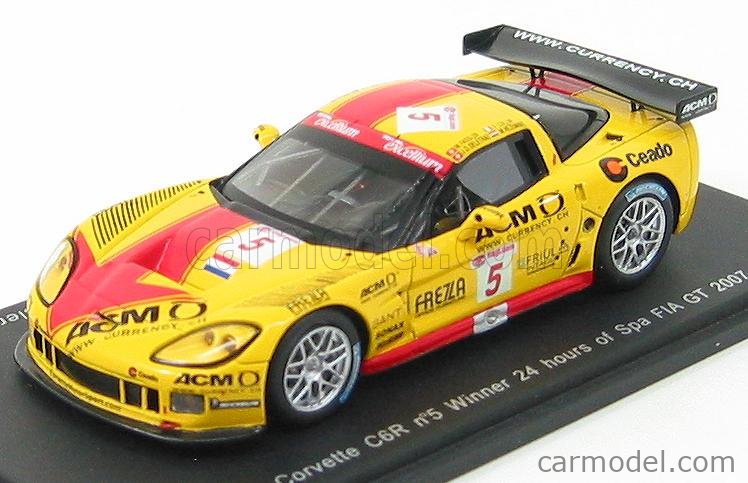 SPARK-MODEL S0166 Scala 1/43 | CHEVROLET CORVETTE C6R N 5 WINNER 24h ...