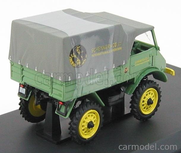 SCHUCO 03481 Scale 1/43 | MERCEDES BENZ UNIMOG U401 4X4 SCHENKER & CO ...