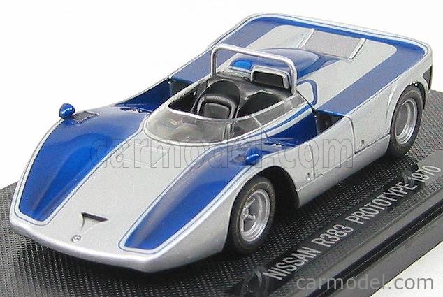EBBRO EB43717 Escala 1/43 | NISSAN R383 1970 SILVER BLUE