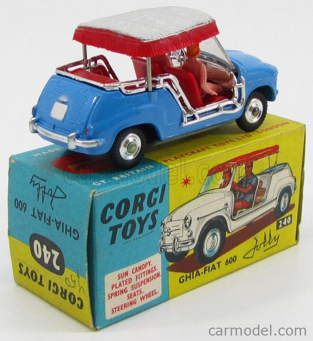 CORGI 240 Scale 1/43 | FIAT 600 GHIA JOLLY BLUETTE