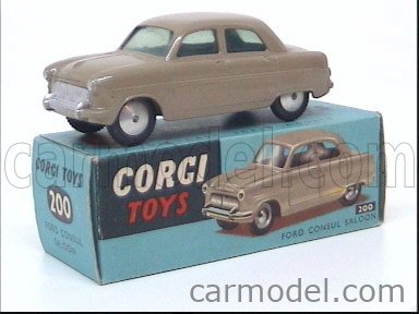 CORGI 200 Scale 1/43 | FORD ENGLAND CONSUL SALOON TAN