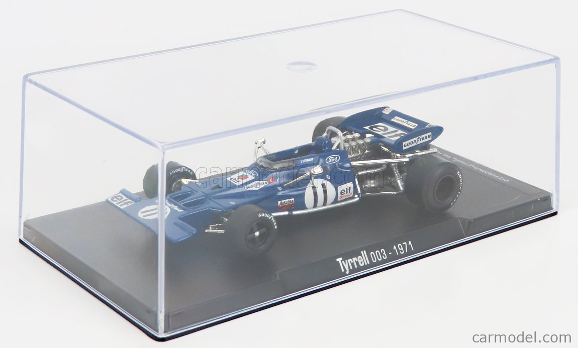 EDICOLA F1COL021 Scale 1/43 | TYRRELL F1 003 N 11 WORLD CHAMPION SEASON ...