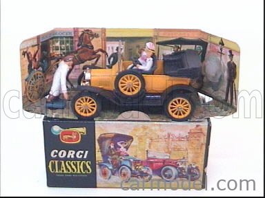 CORGI 9012 Scale 1/43 | FORD USA MODEL T 1915 OPEN WITH 3 FIGURES ...