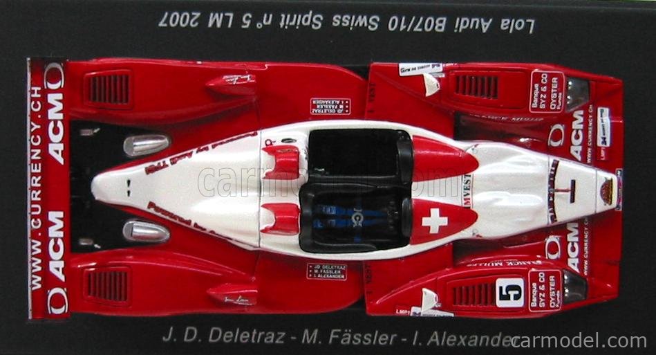 SPARK-MODEL S0245 Scala 1/43 | LOLA AUDI B07/10 N 5 SWISS SPORT LE MANS ...