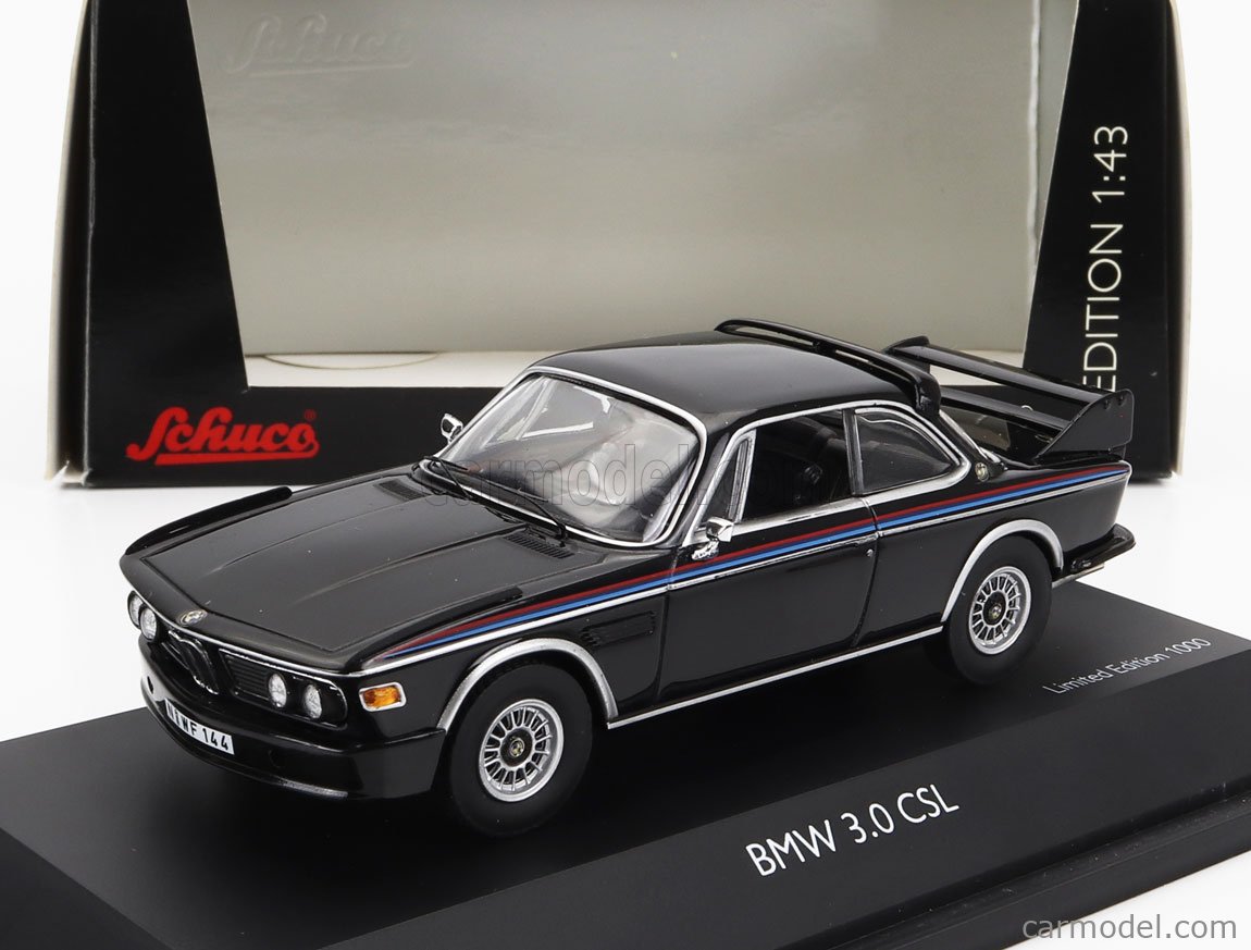 SCHUCO 02199 Scale 1/43 | BMW 3.0 CSL BAT 1973 BLACK
