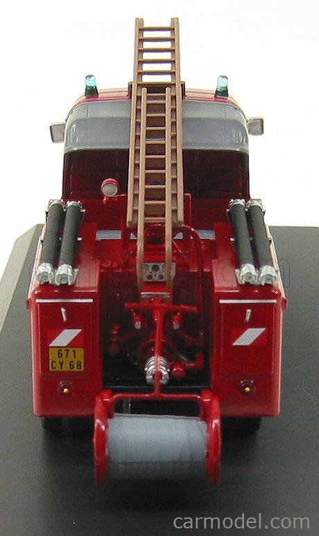 NOREV 518570 Scale 1/43 | RENAULT 2.5 TON FIRE ENGINE WITH SCALA 1955 RED