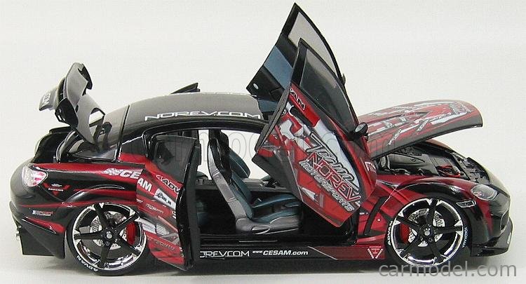 NOREV 188006 Scale 1/18 | MAZDA RX8 TUNING 2007 BLACK