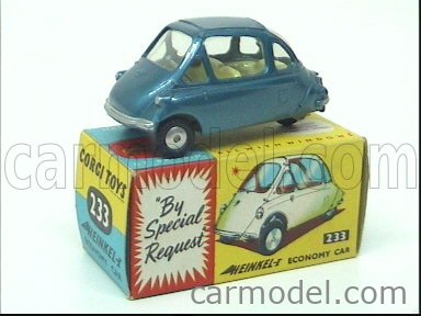 CORGI 233 Scale 1/43 | HEINKEL ECONOMY CAR BLUE MET