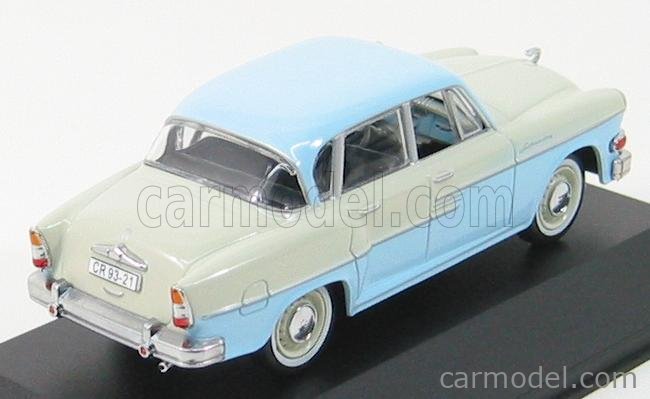 IST-MODELS IST011 Scale 1/43 | SACHSENRING P240 1958 IVORY LIGHT BLUE