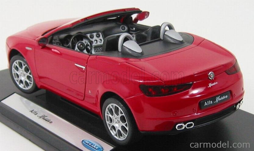 welly-18007w-scala-1-18-alfa-romeo-spider-2006-open-red