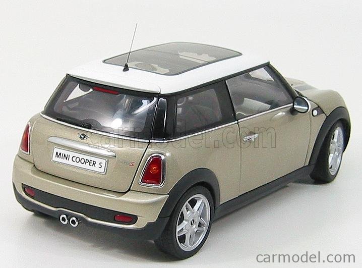 AUTOART 75007 Scale 1/18 | MINI COOPER S 2006 GOLD MET WHITE
