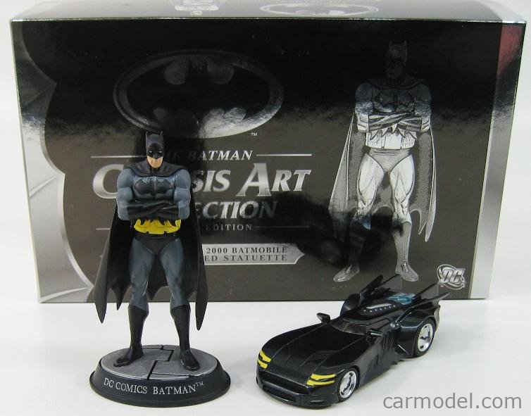 CORGI US77365 Scale 1/43 | BATMAN 2000 BATMOBILE + BATMAN FIGURES BLACK