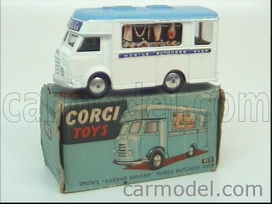 CORGI 413 Scale 1/43 | KARRIER SMITH'S BANTAM MOBILE BUTCHERS SHOP ...
