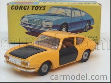 CORGI 332 Scale 1/43 | LANCIA FULVIA SPORT ZAGATO YELLOW BLACK