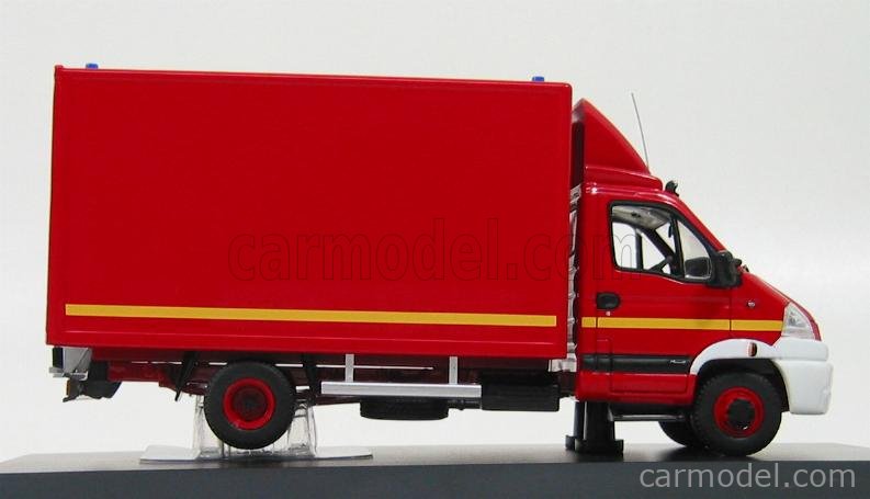 NOREV 518442 Scale 1/43 | RENAULT MASCOTT VAN 20m3 2004 FIRE ENGINE RED